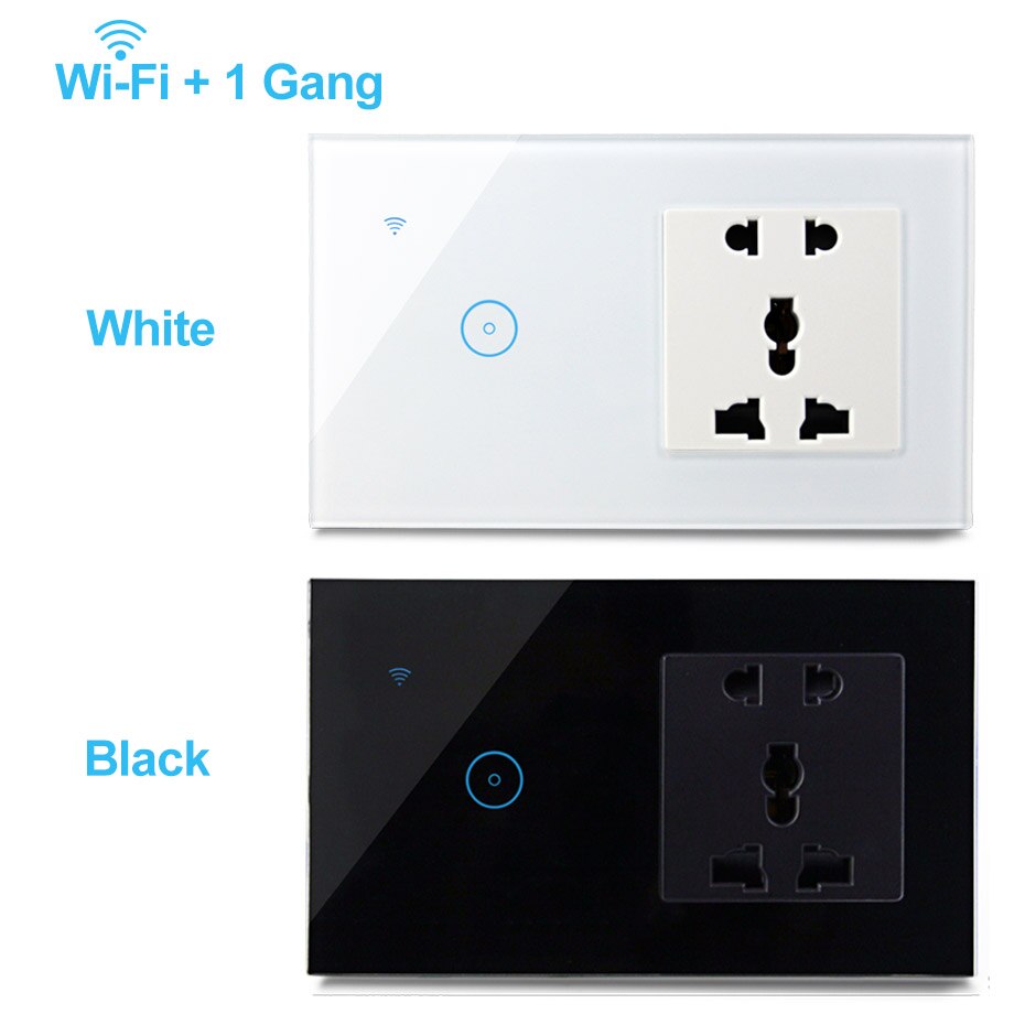 Wifi Smart Switch Met Socket Eu Ons Uk Universele ... – Vicedeal