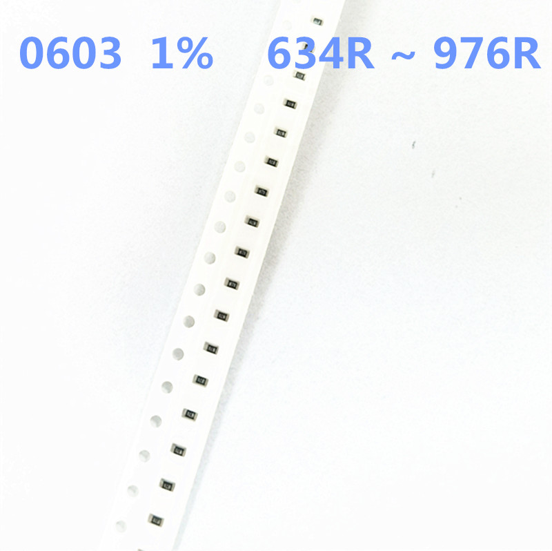 100 Stuks 0603 1% Smd Resistor 1/10W 634R 649R 665... – Vicedeal