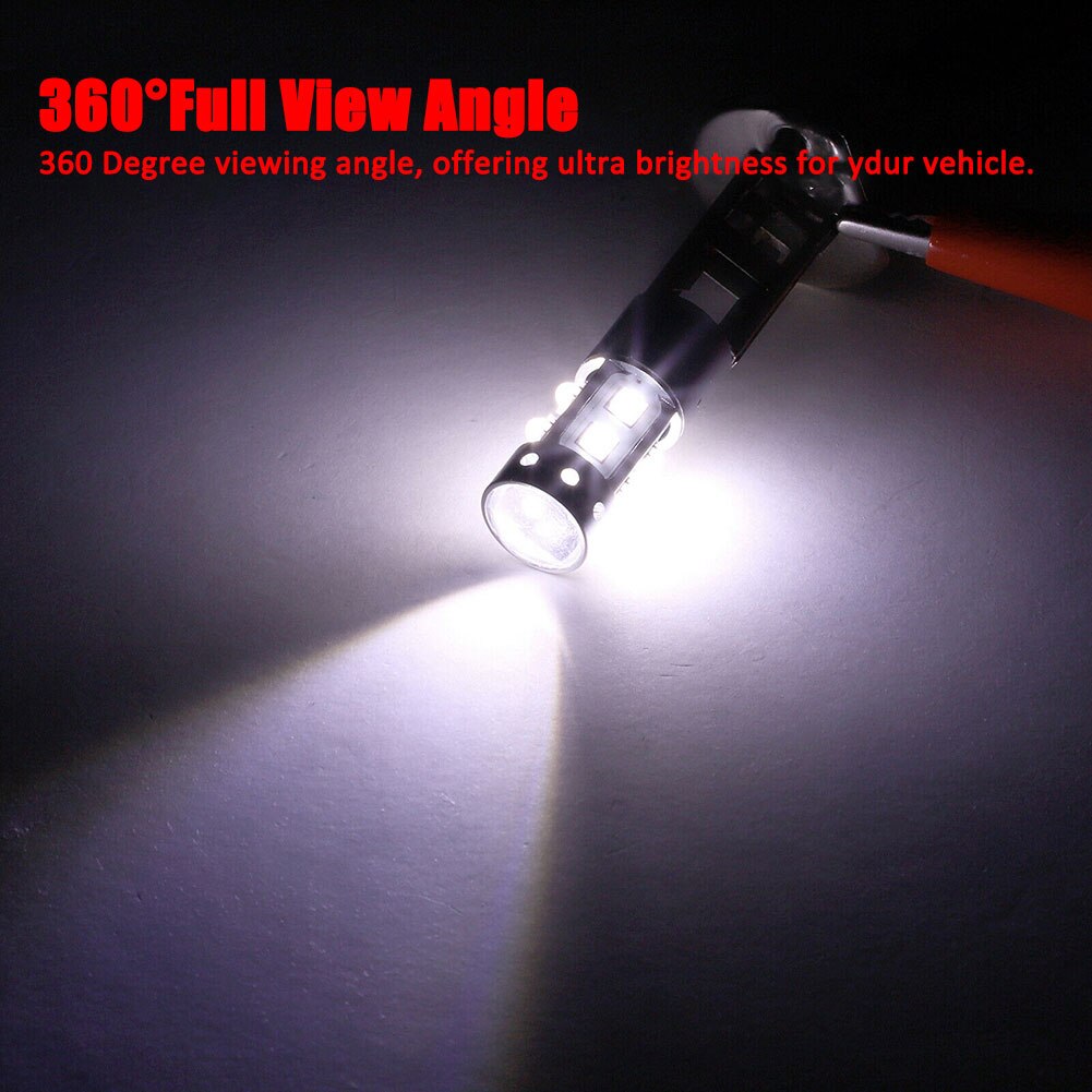 2pcs H1 LED White Projector Headlight Fog Driving ... – Grandado