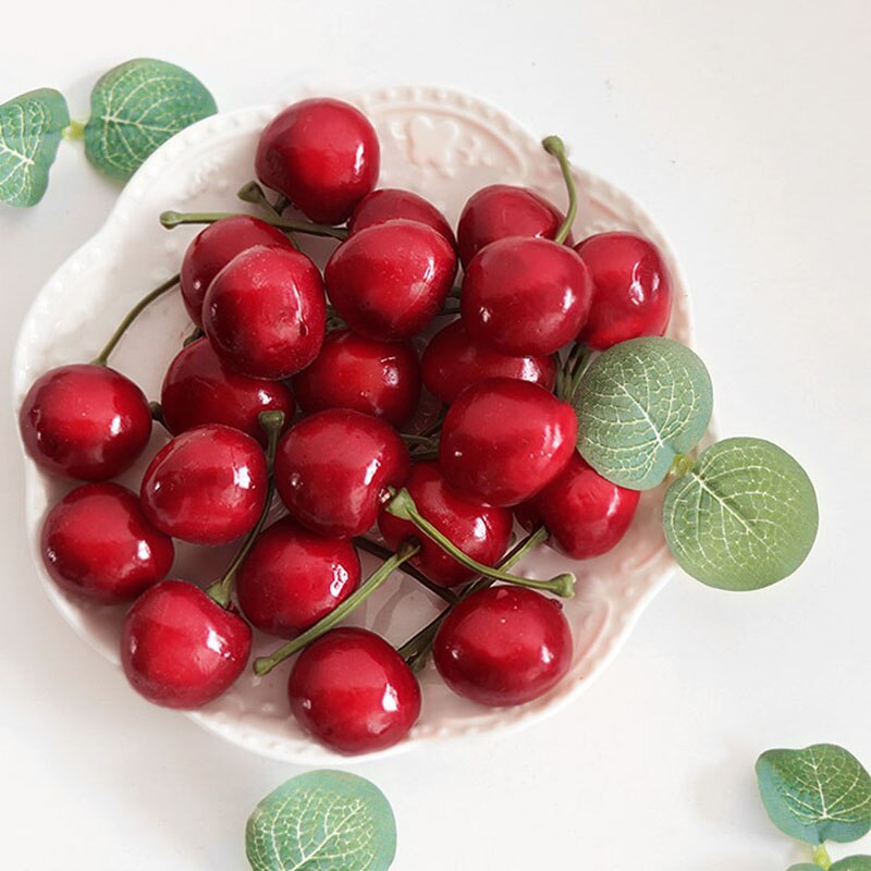 Kunstmatige Fruit Nep Fruit Model Simulatie Kersen... – Vicedeal