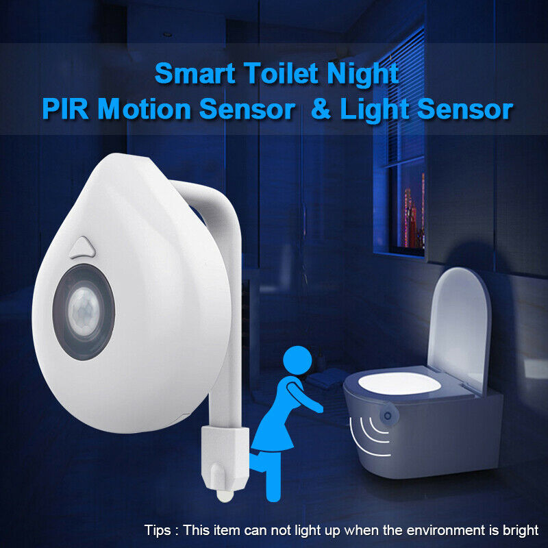 Bathroom Toilet Bowl Light Smart PIR Motion Sensor... – Grandado