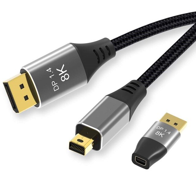 Minidp Naar Displayport Adapter 8K DP1.4 Male Naar... – Grandado