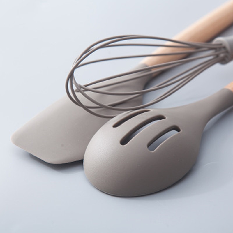 Silikon Küche Utensilien Gadgets Holz griff Kochen... – Vicedeal