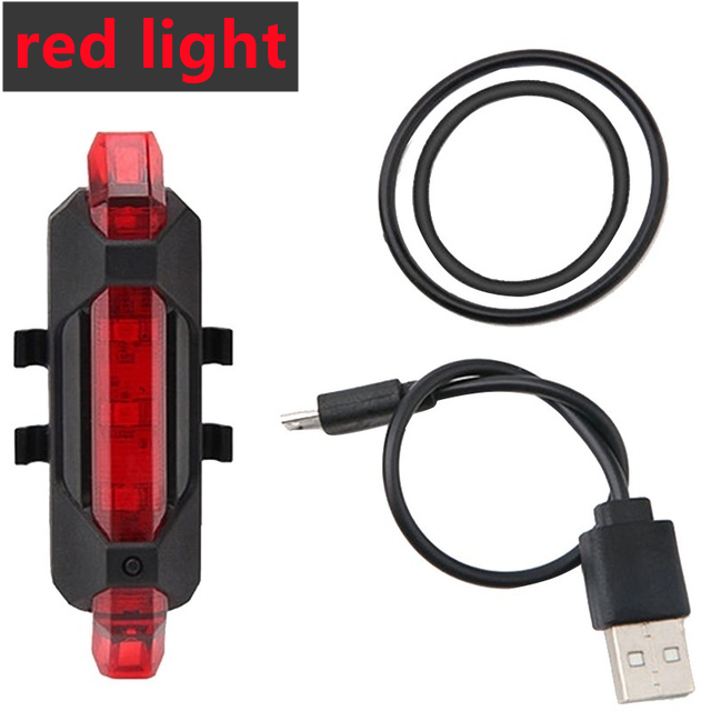 Bicycle Tail Light USB LED Style Rechargeable Wate... – Vicedeal