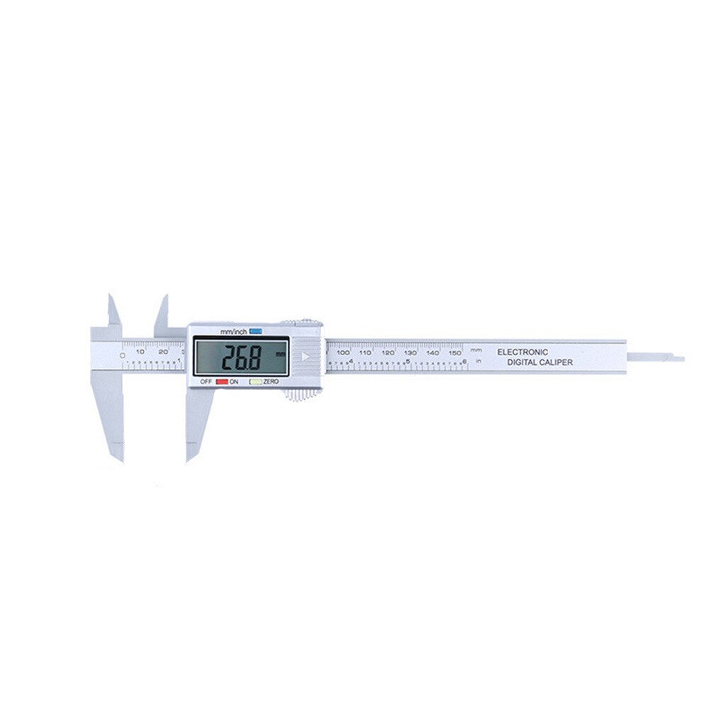 150mm 6 Inch Lcd Digital Ruler Electronic Carbon F... – Vicedeal