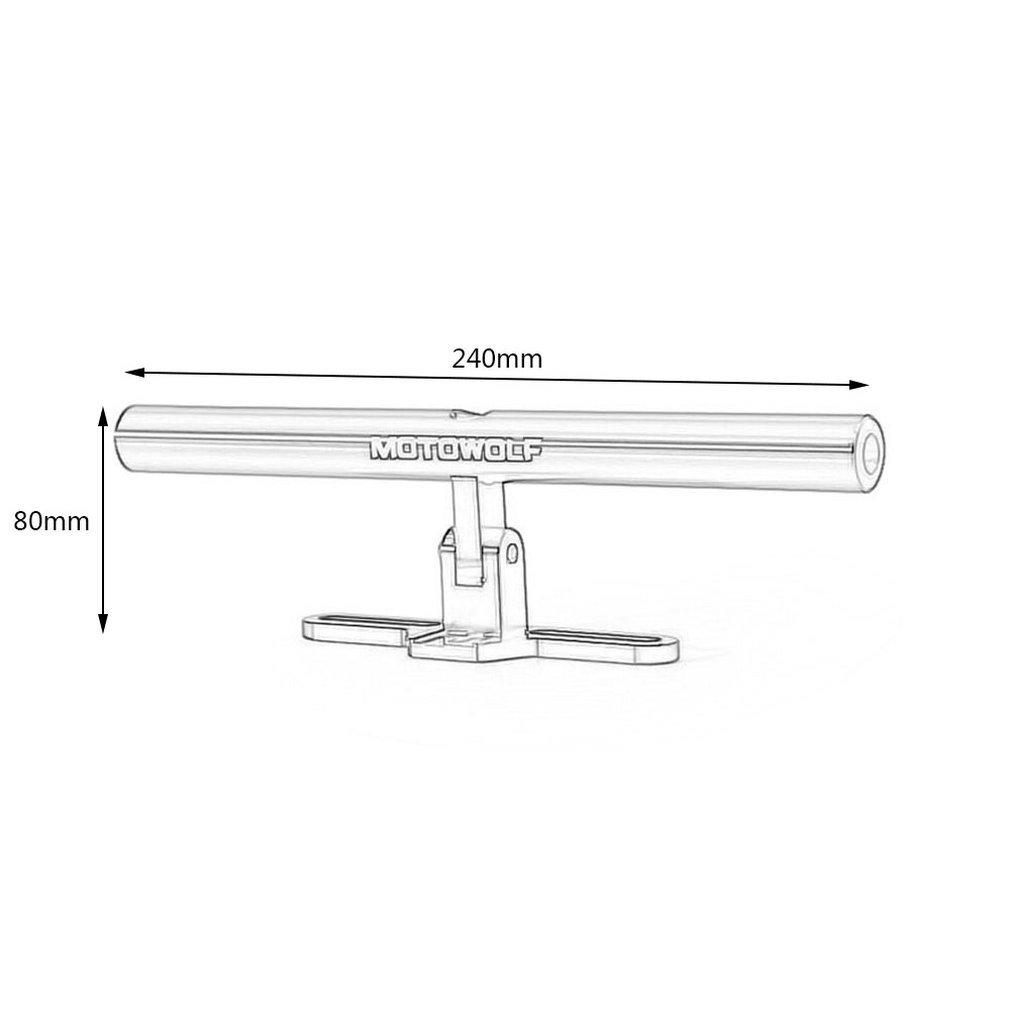 MOTOWOLF Motorcycle Modifying Extension Crossbar A... – Grandado