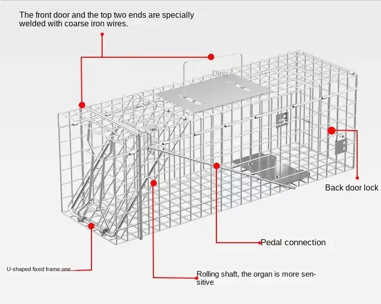 Foldable Reusable Humane Live Animal Trap for Smal... – Grandado