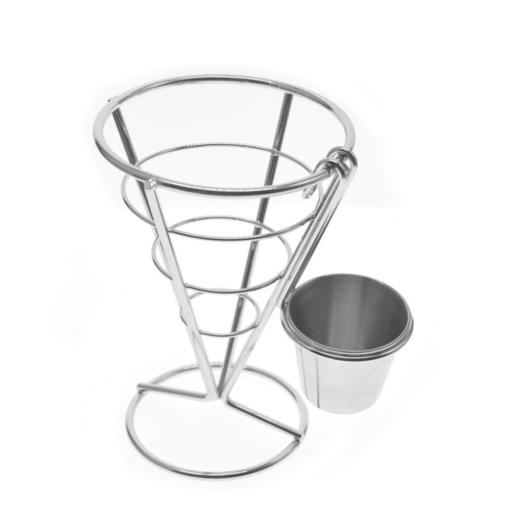 Kitchen Serving Tool Snack Cone Stand & Dip Holder... – Vicedeal
