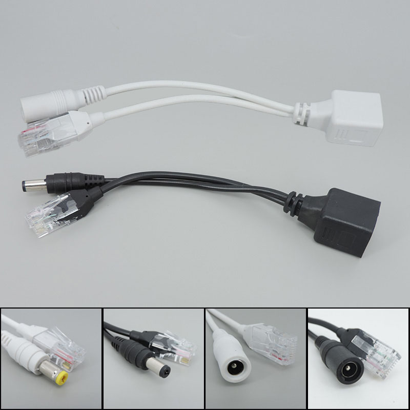 white black POE Passive Power RJ45 DC Over Etherne... – Grandado
