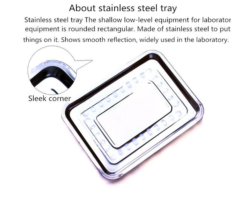 Newlezhen Stainless Steel Tray Small Teaching Lab ... – Grandado