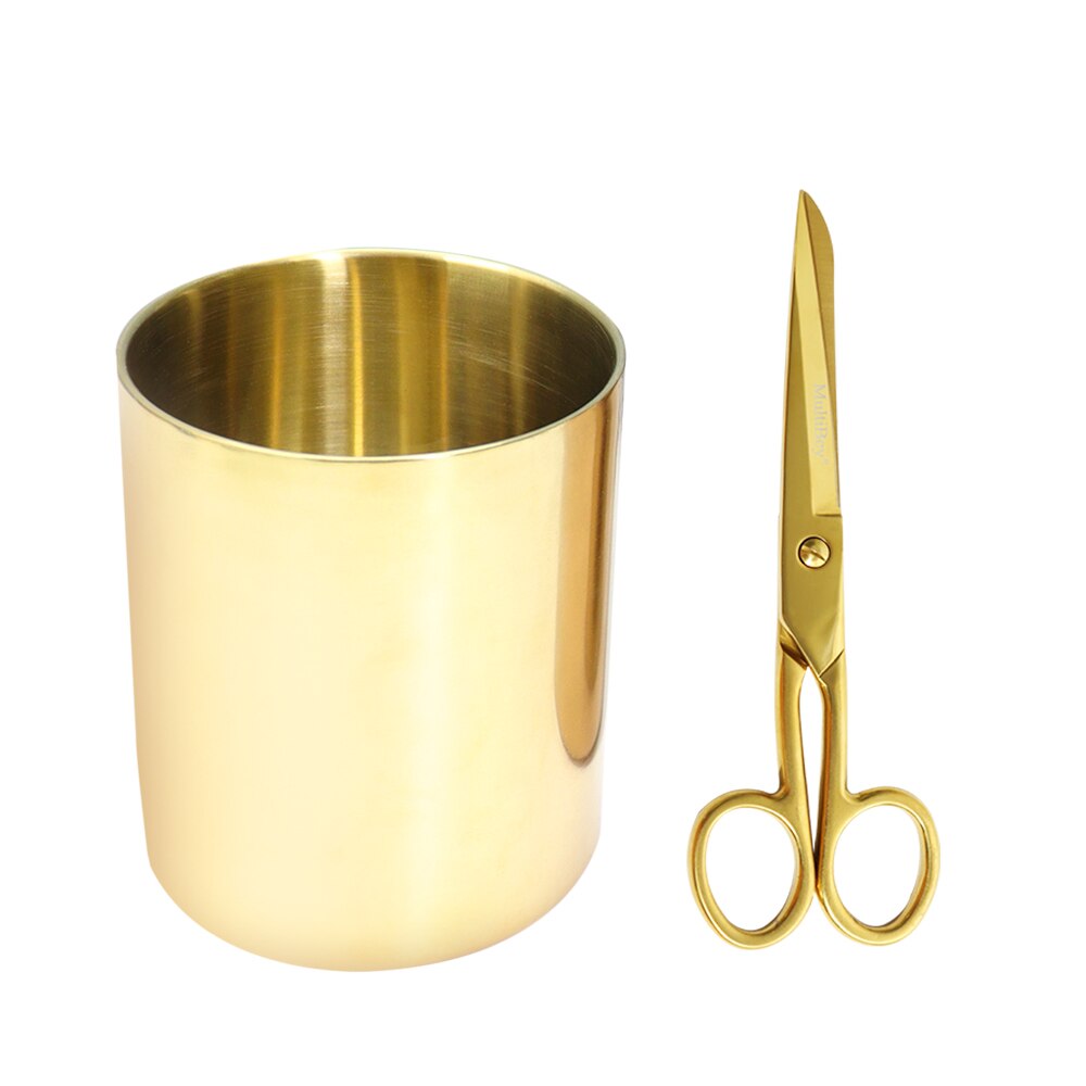 Multibey Office Home Decor Golden Scissors Pen Hol... – Vicedeal