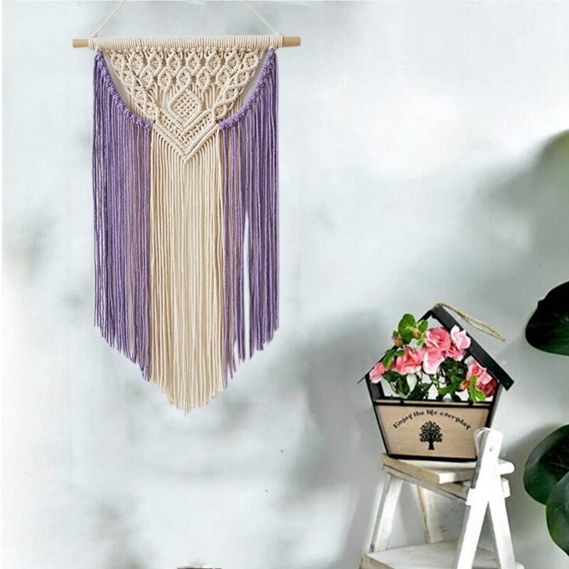 Macrame Wall Hanging Woven Wall Art Macrame Tapest... – Grandado