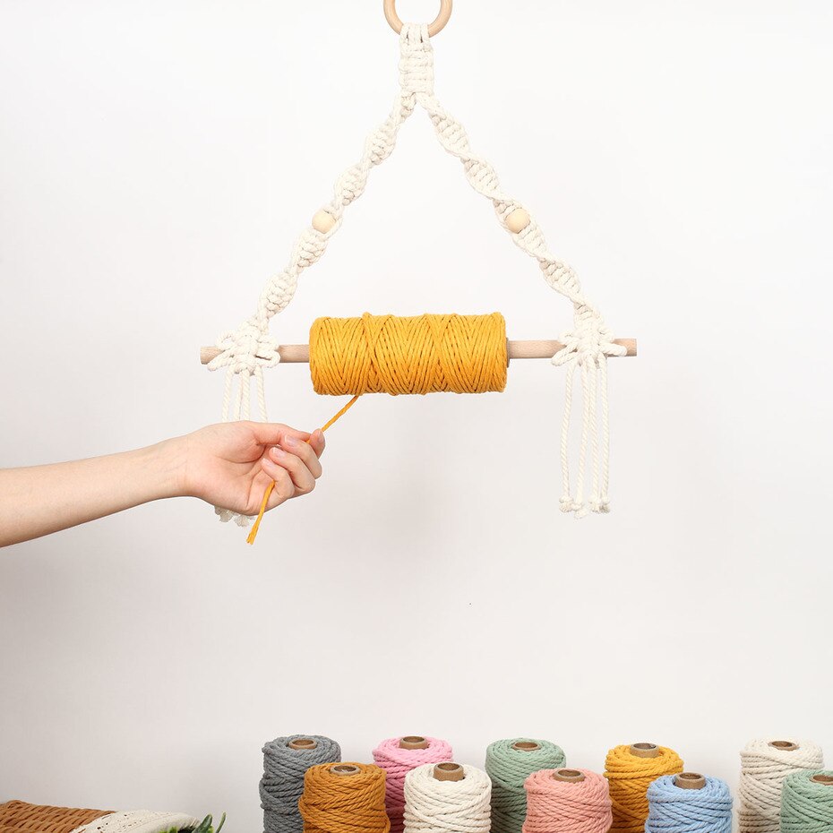 Boho Decor Toilet Paper Stand Roll Paper Macrame S... – Grandado
