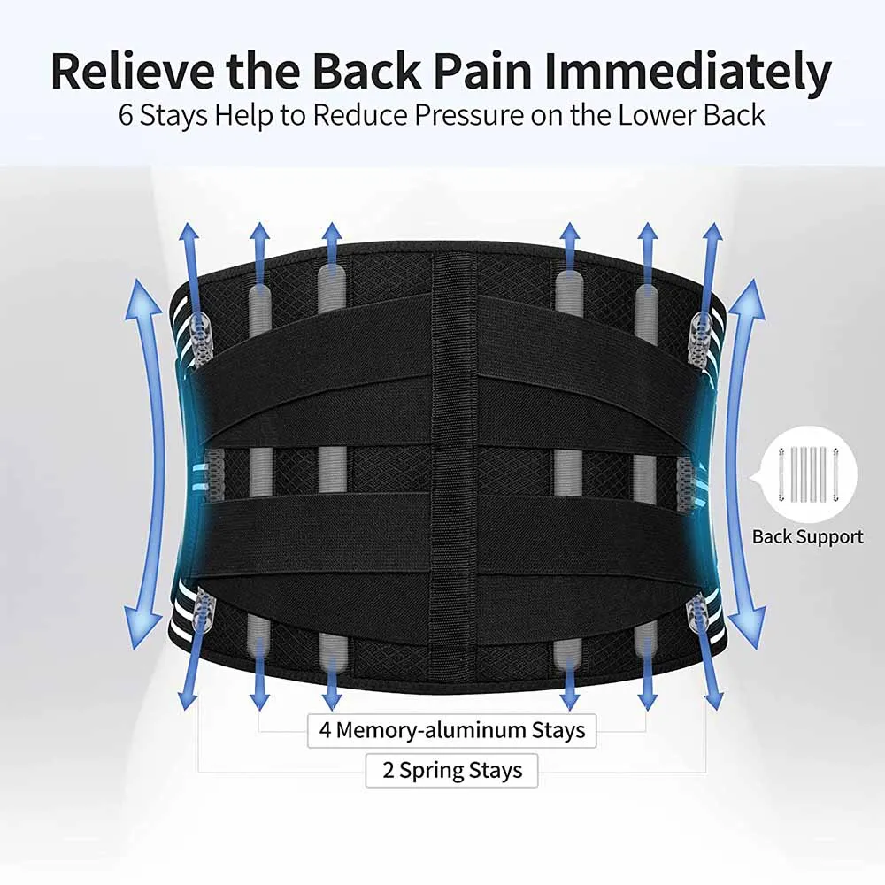 Elstiac-cinturón Lumbar para hombre y mujer, cintu... – Grandado
