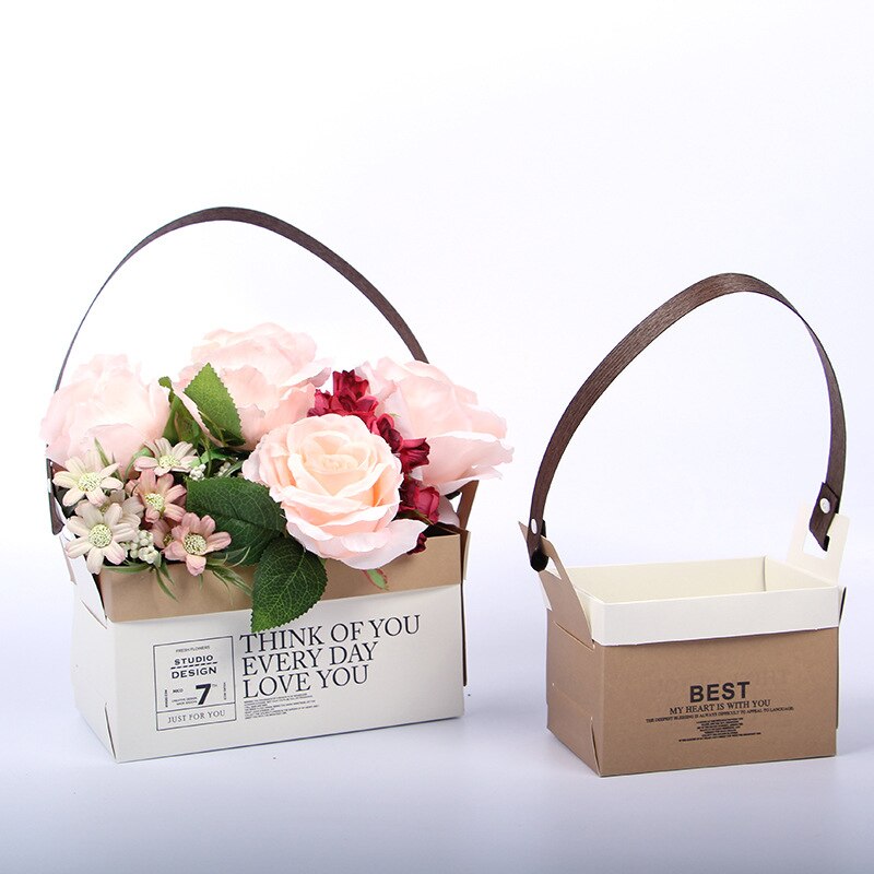 Portable Flower Box Waterproof Paper Handy Bag Wed... – Grandado