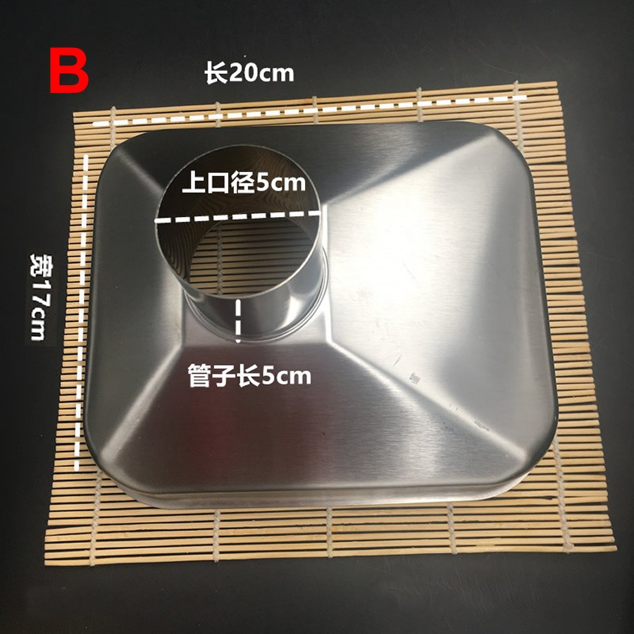 Funnel Rectangle Wide-bore Funnel 304 Stainless St... – Grandado