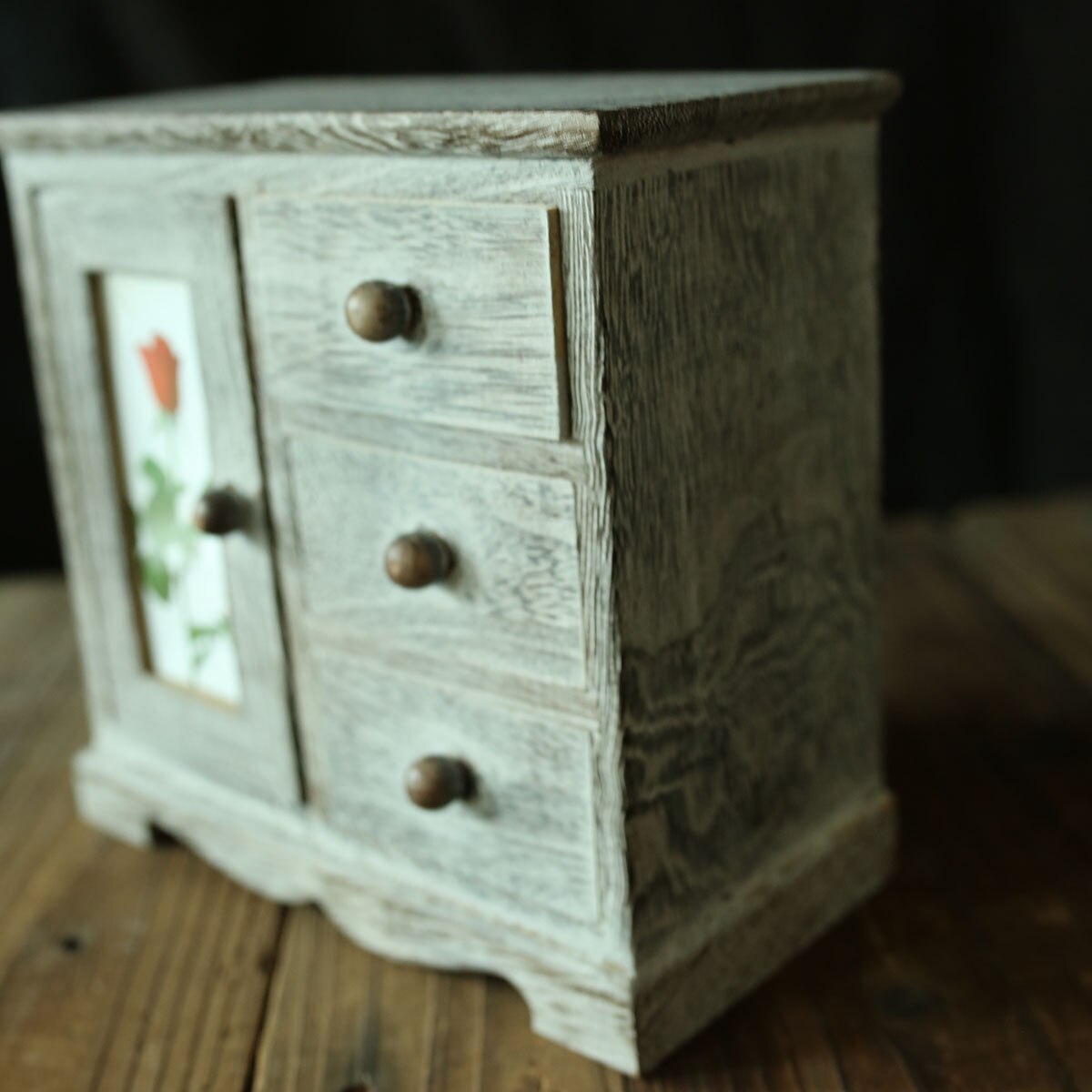 Wooden Jewelry Box Retro Style Solid Wood Storage ... – Grandado