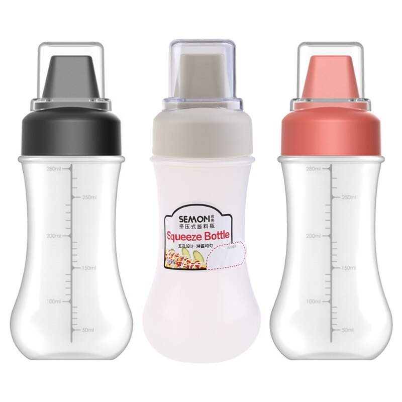 5 Hole Mayonnaise Dispenser Sauce Squeeze Bottle f... – Vicedeal