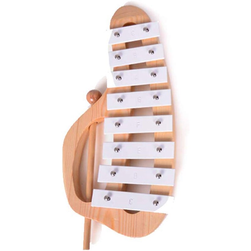 Hand Knock Xylophone Glockenspiel with Mallets 8 T... – Grandado