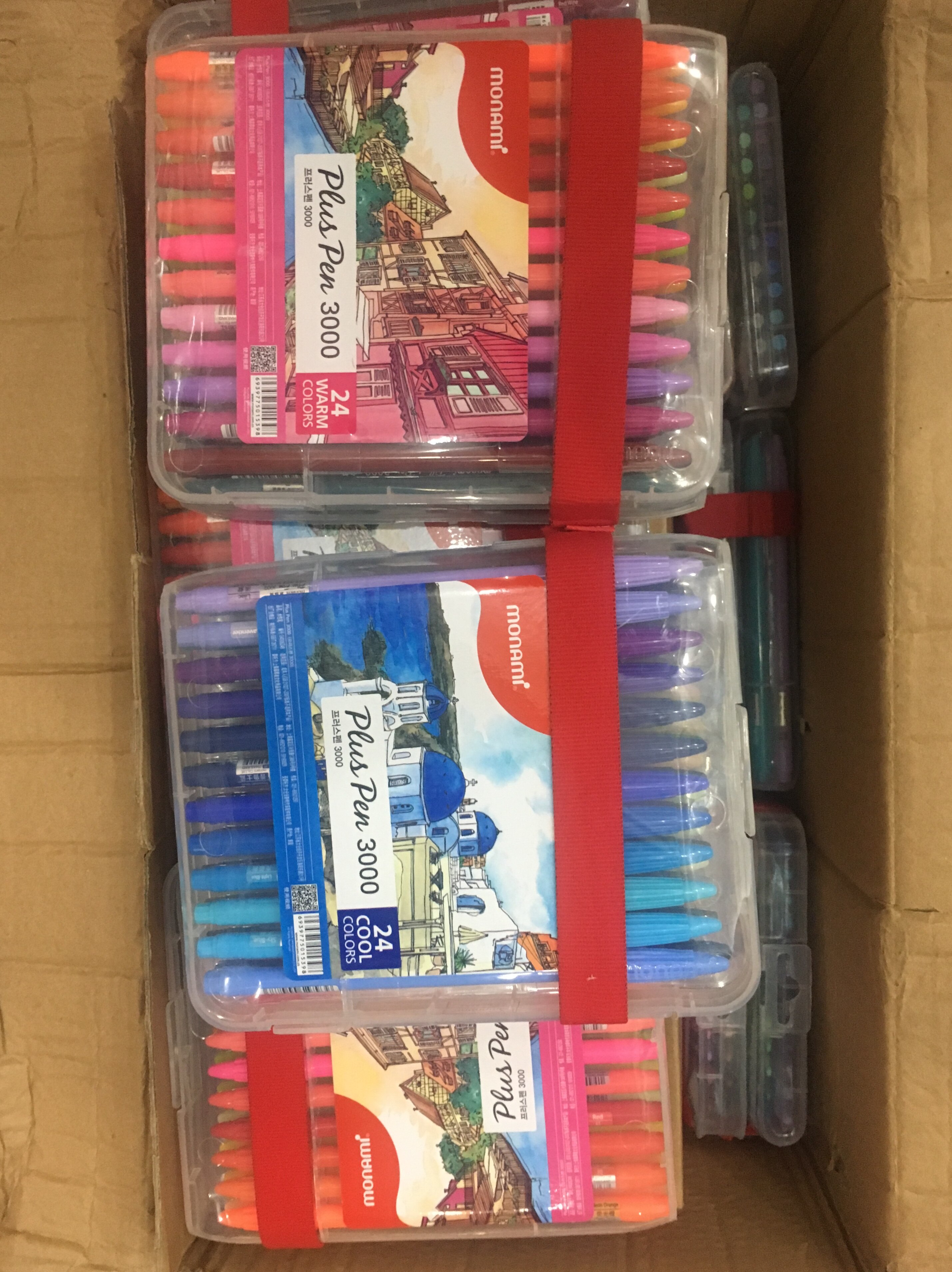 Monami Plus Pen 3000 water Color Pen set Water bas... – Grandado