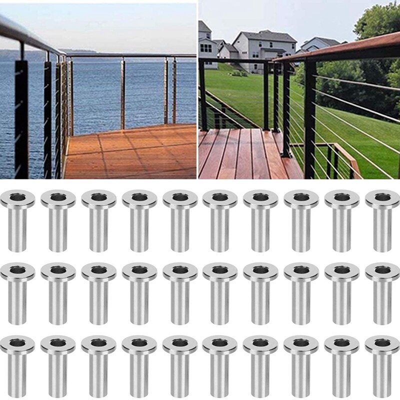 T316 Stainless Steel Protector Sleeves for 1/8Inch... – Grandado