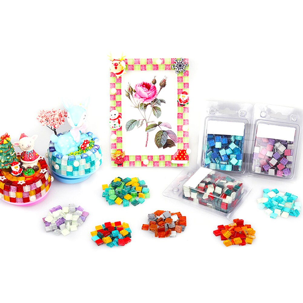 500Pcs 1x1cm Ceramic Mix-color Square Glitter DIY ... – Vicedeal