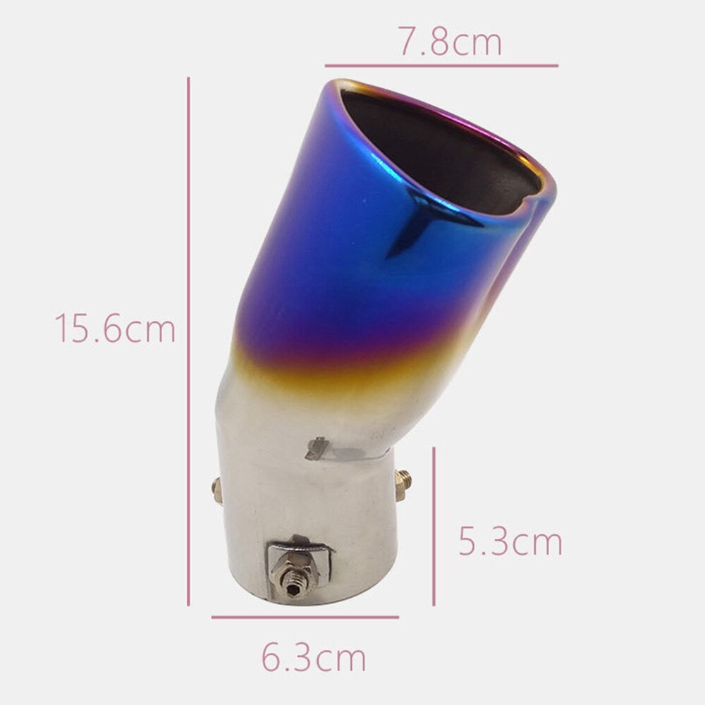 Universal Heart Shaped Car Exhaust Muffler Tip Sta... – Grandado