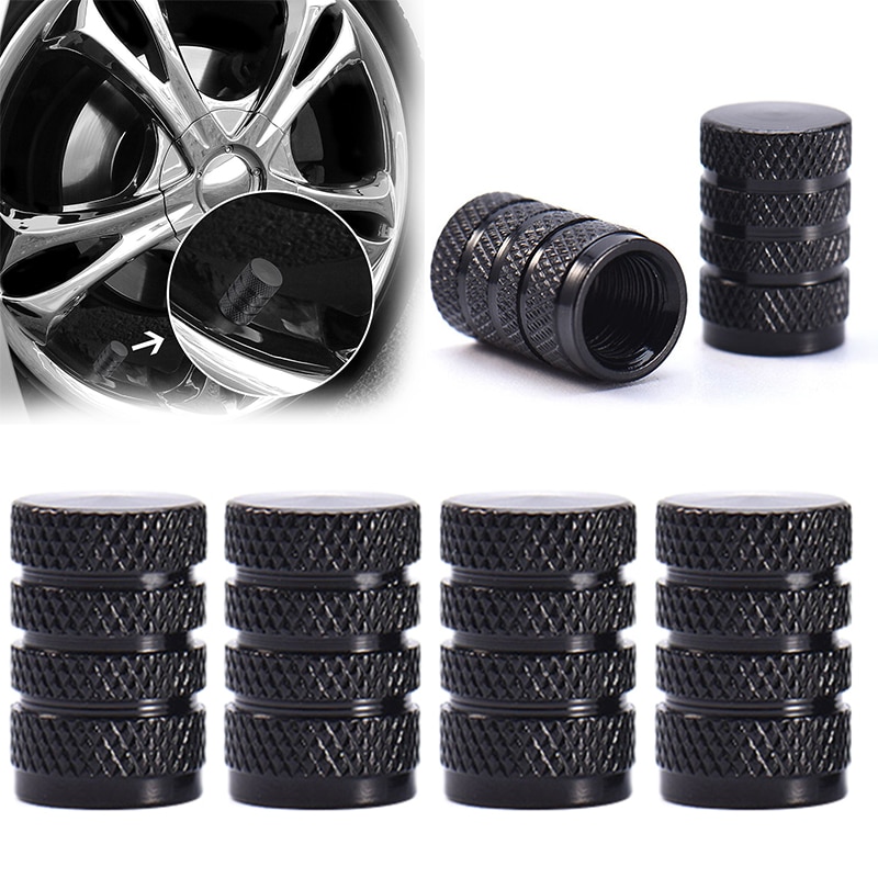 4 Pcs Car Tire Aluminum Alloy American Valve Cap A... – Grandado