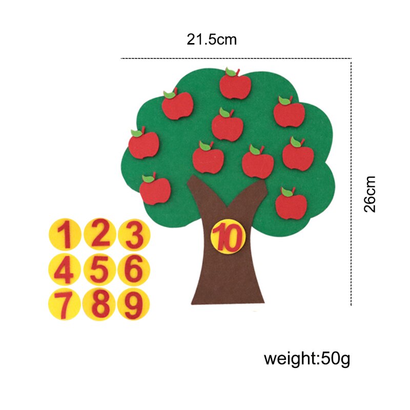 Child Toys Apple Tree Match Digital Teaching Non-W... – Vicedeal
