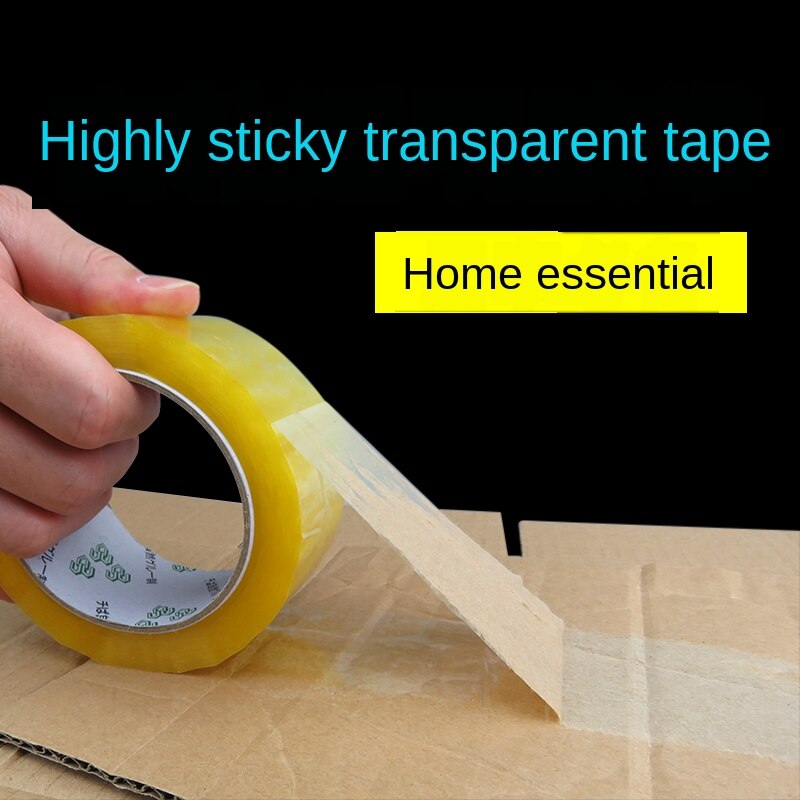 Packing Adhesive Tape Transparent Tape Strong Glue... – Grandado