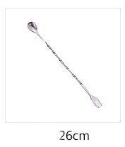 2 in 1 Stainless Steel Stirring Bar Spoon Fork Kit... – Grandado