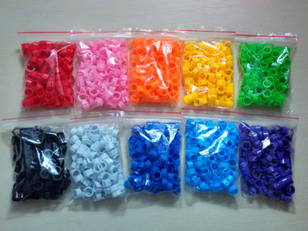 100Pcs Inner Diameter 8MM Bird Plastic Clip Rings ... – Grandado