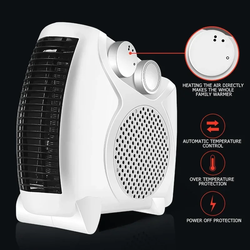 Draagbare Elektrische Verwarmer Automatische Tempe... – Grandado