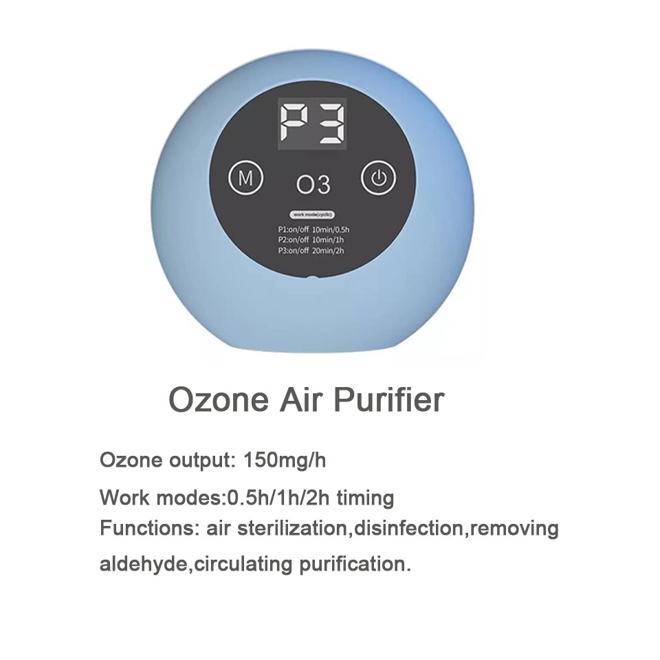 US Plug Air Cleaner Ozone Ioniser Ozonator Refrige... – Grandado