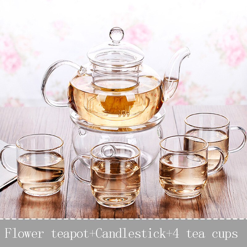 Good Clear Borosilicate Glass Teapot With 304 Stai... – Vicedeal