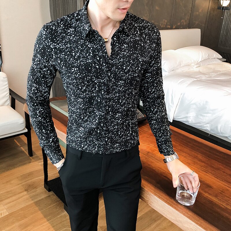 Lente Zakelijke Heren Casual Shirt Mannen Kleding ... – Vicedeal