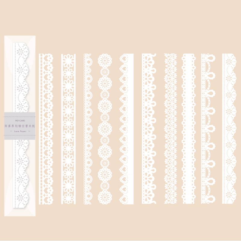 10Pcs Hollow Kant Papier Alice Thee Party Bullet J... – Grandado