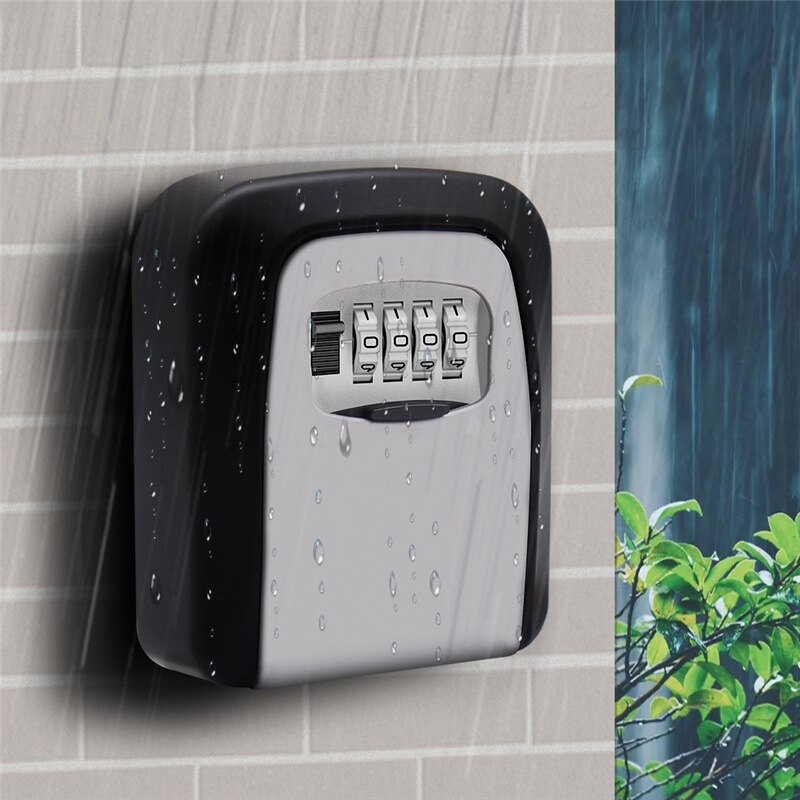 Wall Mounted 4 Digit Combination Key Storage Secur... – Grandado