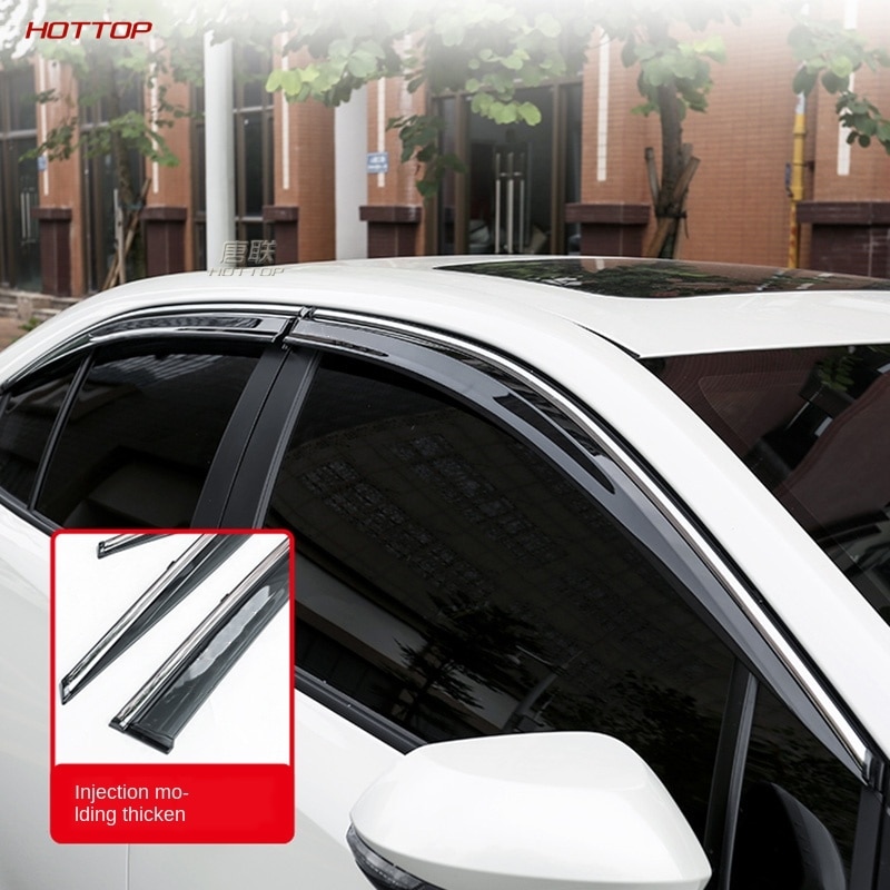 Clear Plastic Window Visor Vent Shades Sun Rain De... – Vicedeal