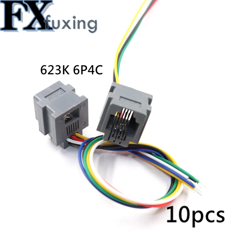 10PCS RJ11 RJ12 RJ45 telephone FEMALE SOCKET conne... – Grandado