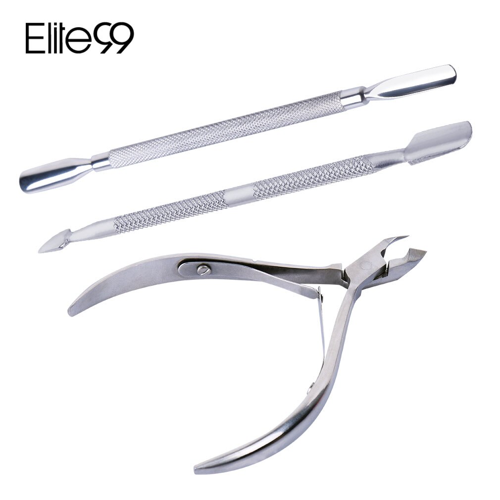 Elite99 3pcs/lot Nail Art Manicure Tool Set&Kits Stainless Steel ...