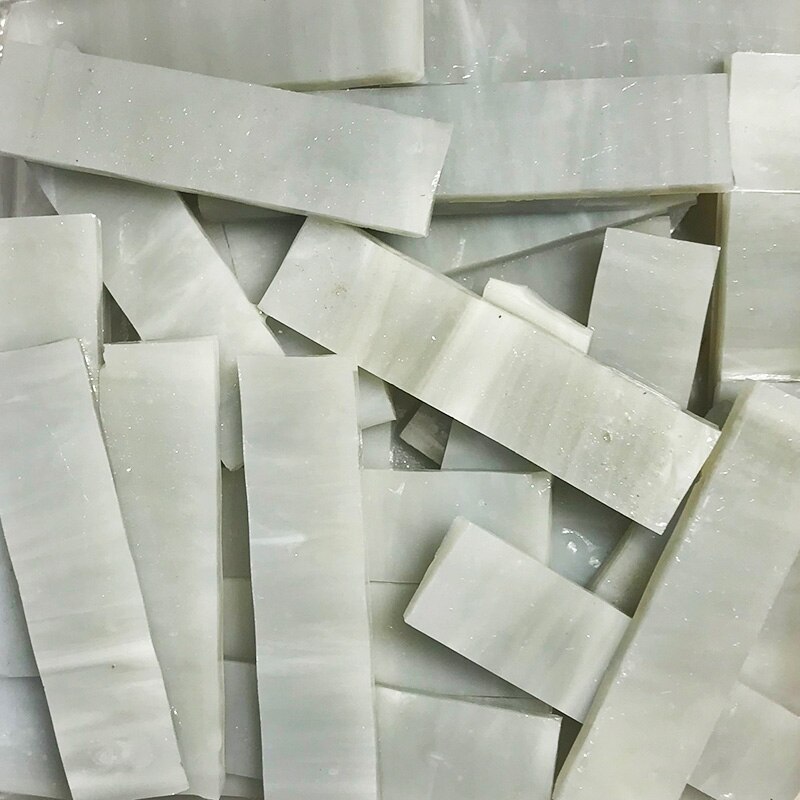 200g/72pcs Transparent Fancy Stained Glass Strip, ... – Vicedeal