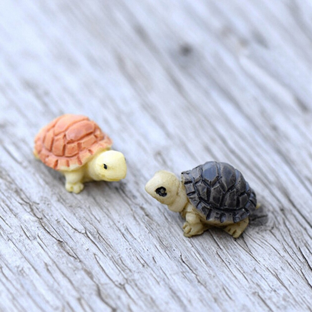2PCS Miniature Crafts Mini Turtle Animals Crafts F... – Grandado