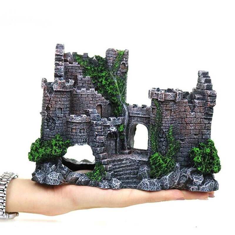 Aquarium Ancient Castle Decoration Resin Artificia... – Grandado