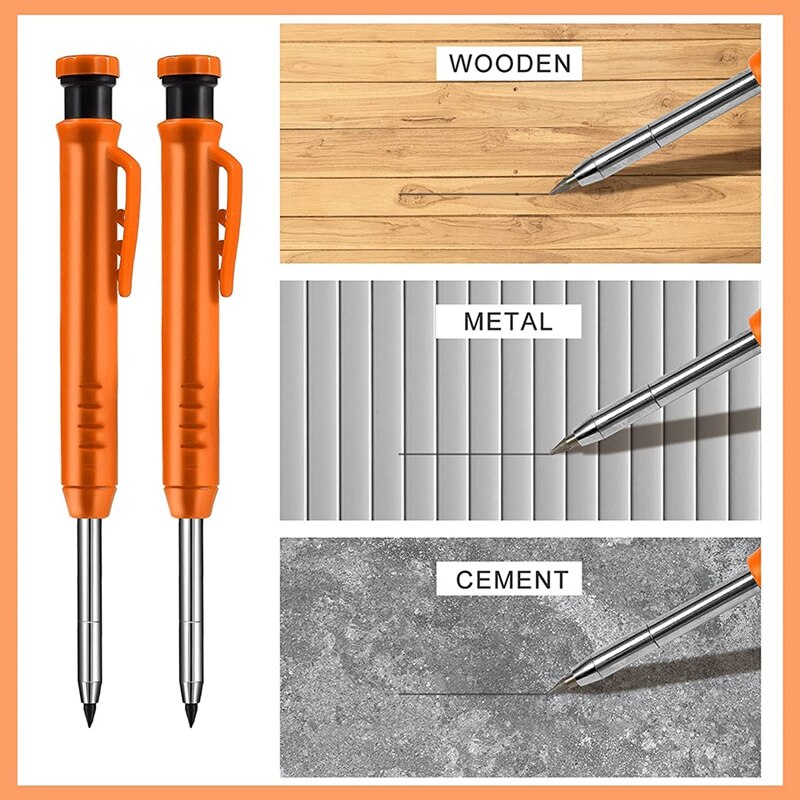 2 Pcs Mechanical Pencils Solid Set 18Pcs Pencil Le... – Grandado