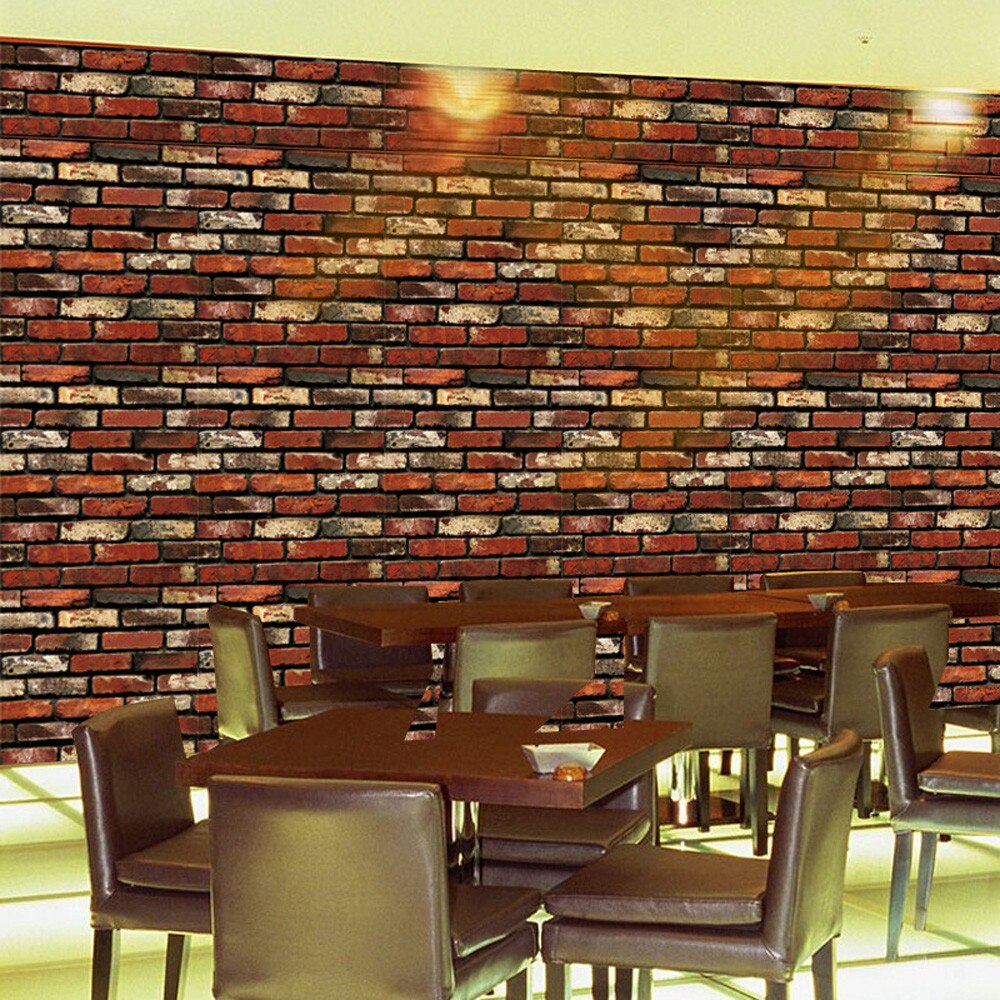 3D PVC Wall Stickers Paper Brick Stone Wallpaper D... – Vicedeal