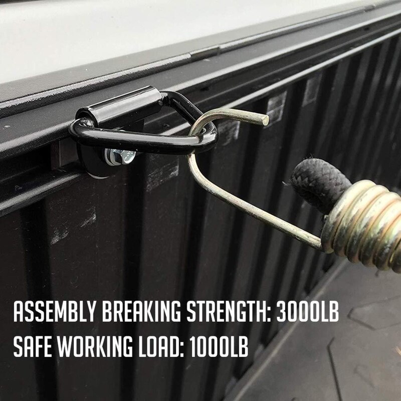 20 stk lastbinding d form trækkrog holdbar metalan... – Grandado