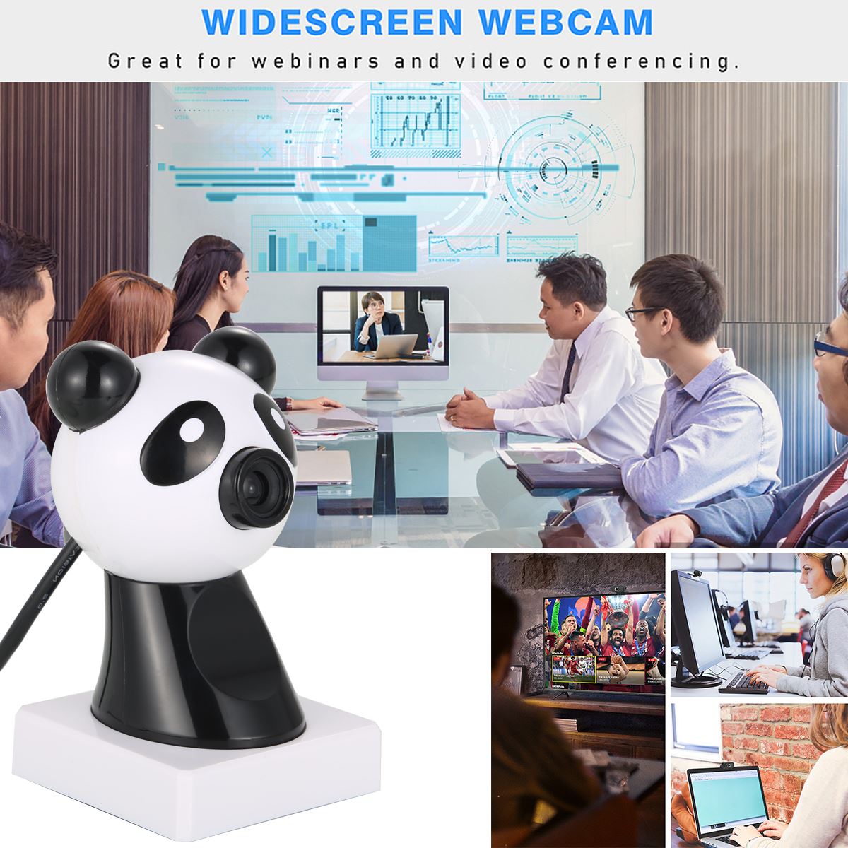 480P HD Computer Webcam With Speaker Microphone 3.... – Grandado