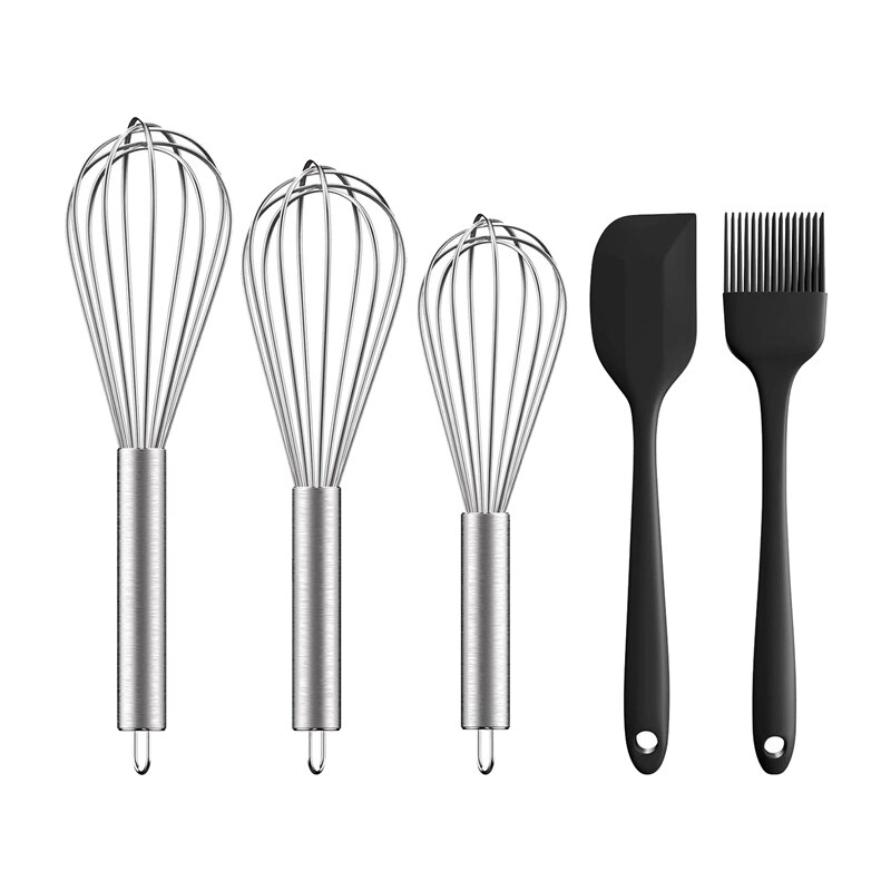 3 Pack Rvs Garde Set 8 + 10 + 12Inch, Ballonkloppe... – Vicedeal