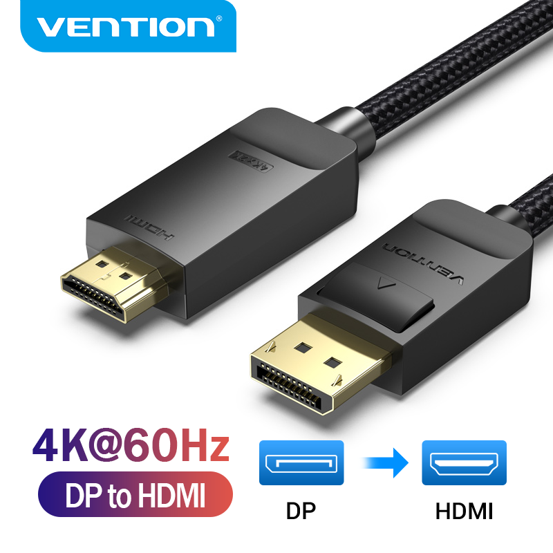 Vention Display Port to HDMI 4K 60Hz DP to HDMI Ca... – Vicedeal